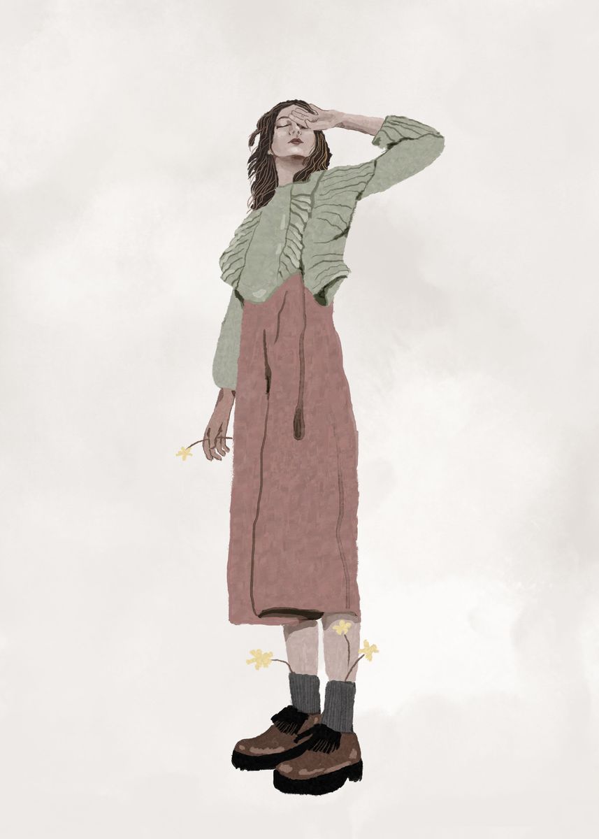 'Fashion Nature' Poster, picture, metal print, paint by Elisa Roselli ...