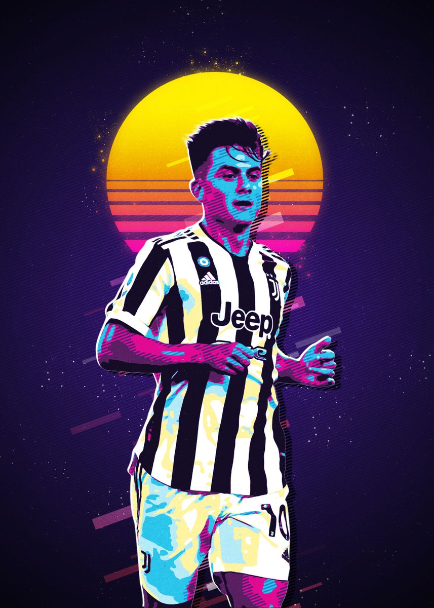 'Paulo Dybala Football ' Poster by Elysia | Displate