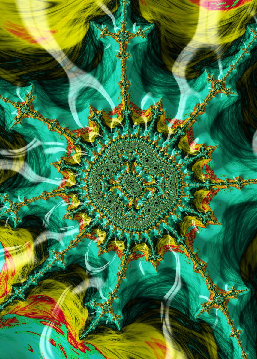 'Freaky Fractals 11' Poster, picture, metal print, paint by Luvcraft ...