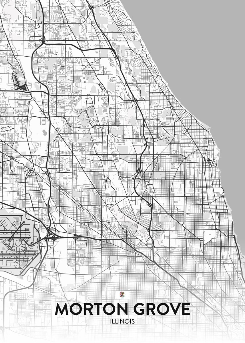 'Morton Grove IL' Poster by IMR Designs | Displate