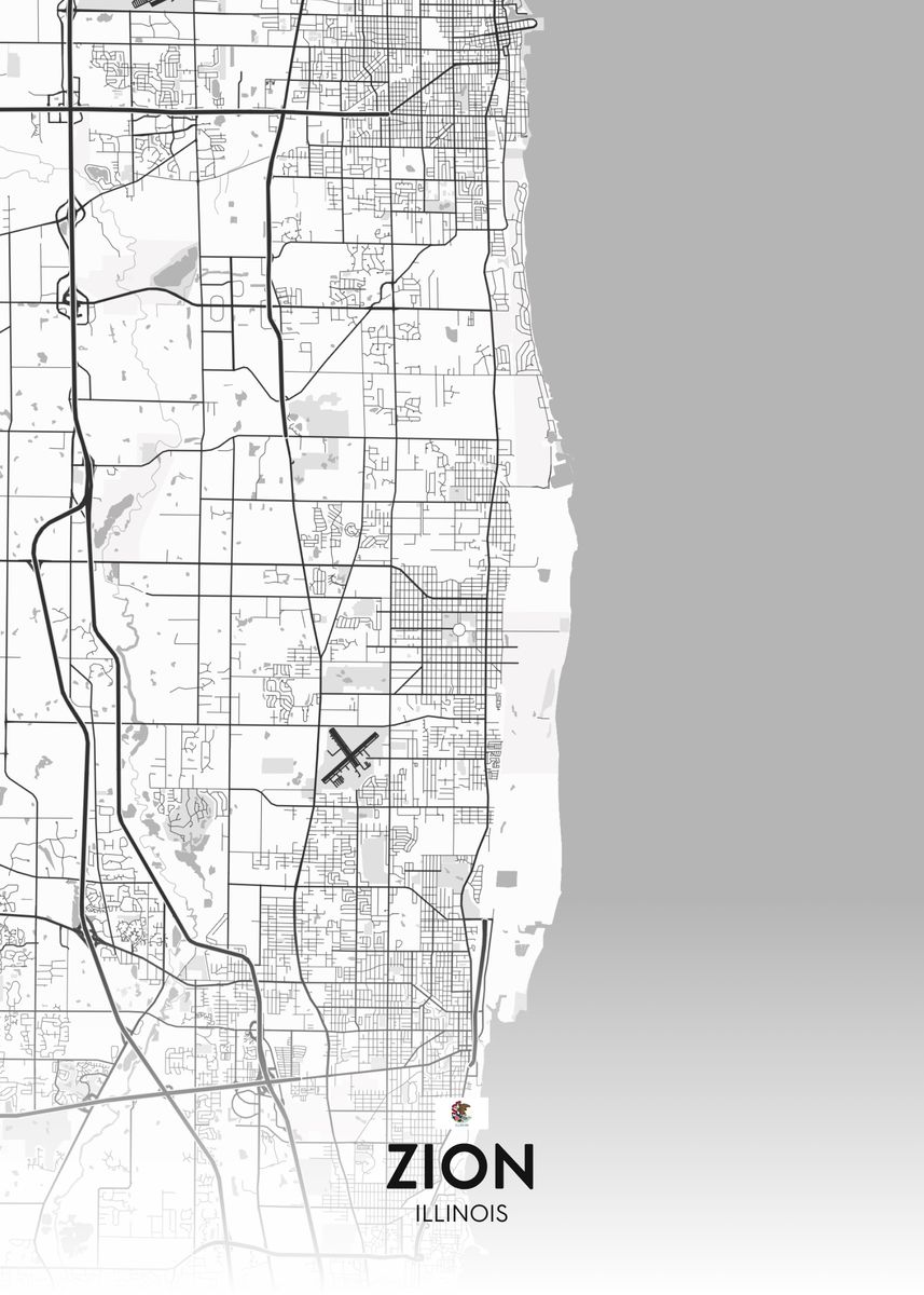 'Zion IL' Poster, picture, metal print, paint by IMR Designs | Displate