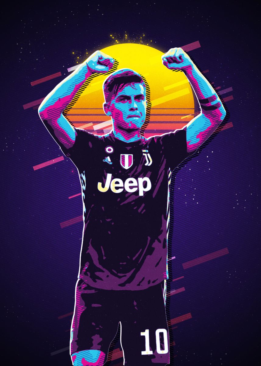 'Paulo Dybala Football ' Poster, picture, metal print, paint by Elysia ...