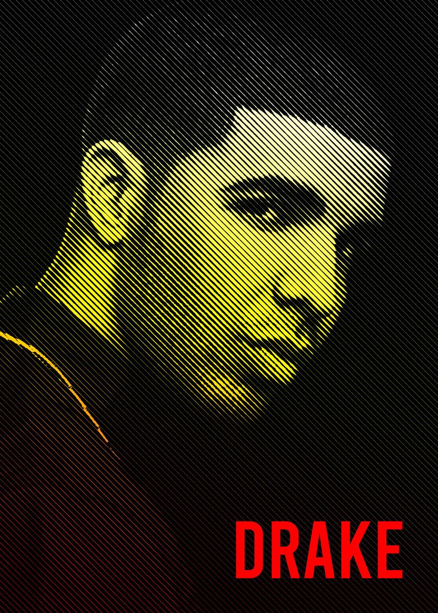 'drake ' Poster, picture, metal print, paint by Top Collection Metalic ...