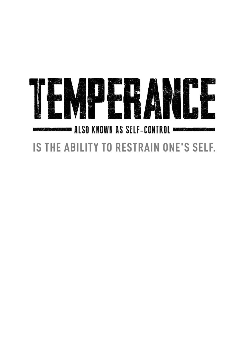 'Temperance' Poster by Pong Lizardo | Displate