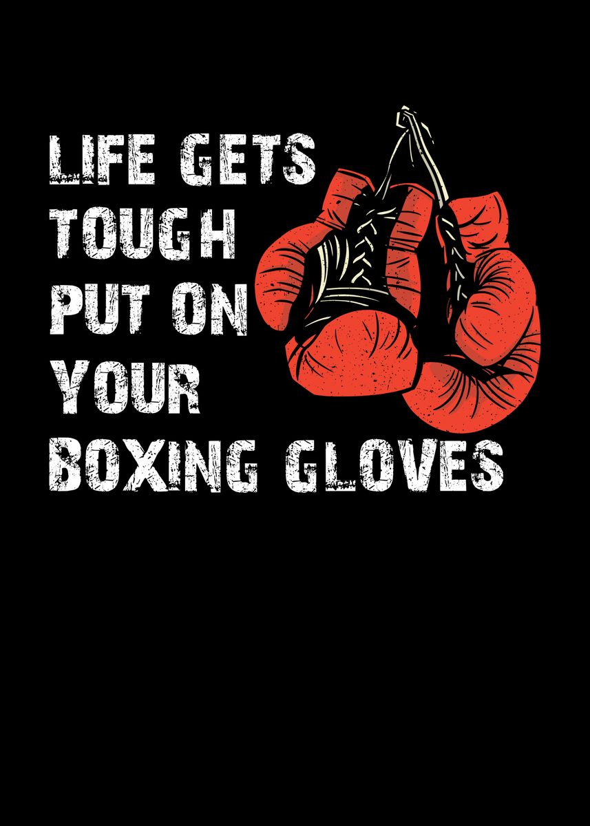 'Life gets tough out on' Poster, picture, metal print, paint by Lukes ...