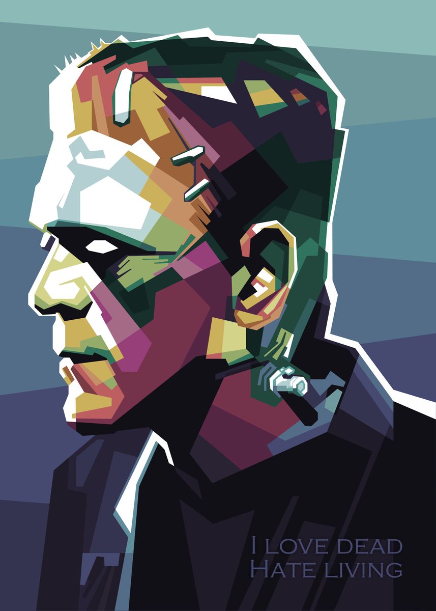 'The Monster' Poster, picture, metal print, paint by Ant Sepulchre ...