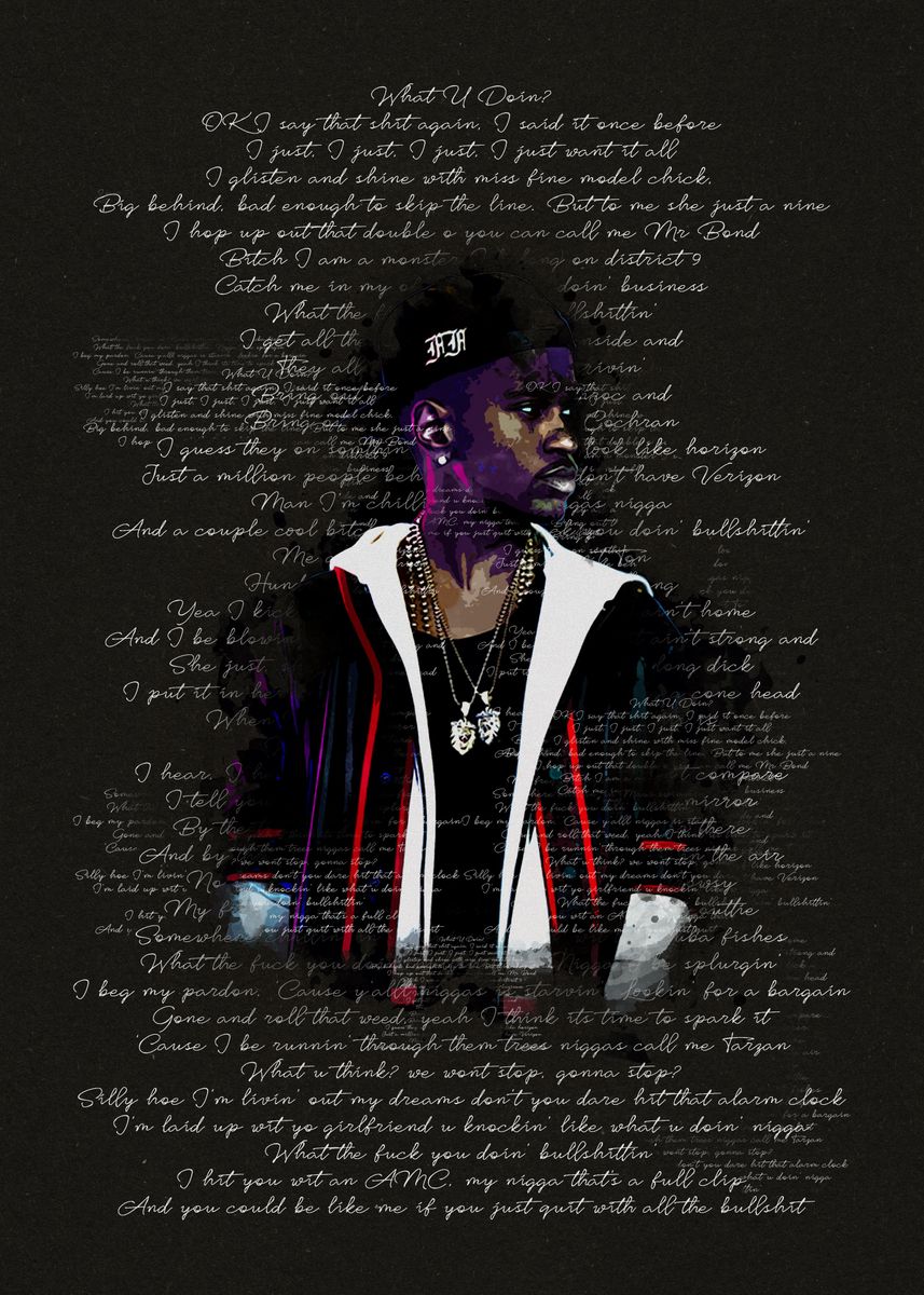 'BIG SEAN' Poster, picture, metal print, paint by Sierra Sarah | Displate