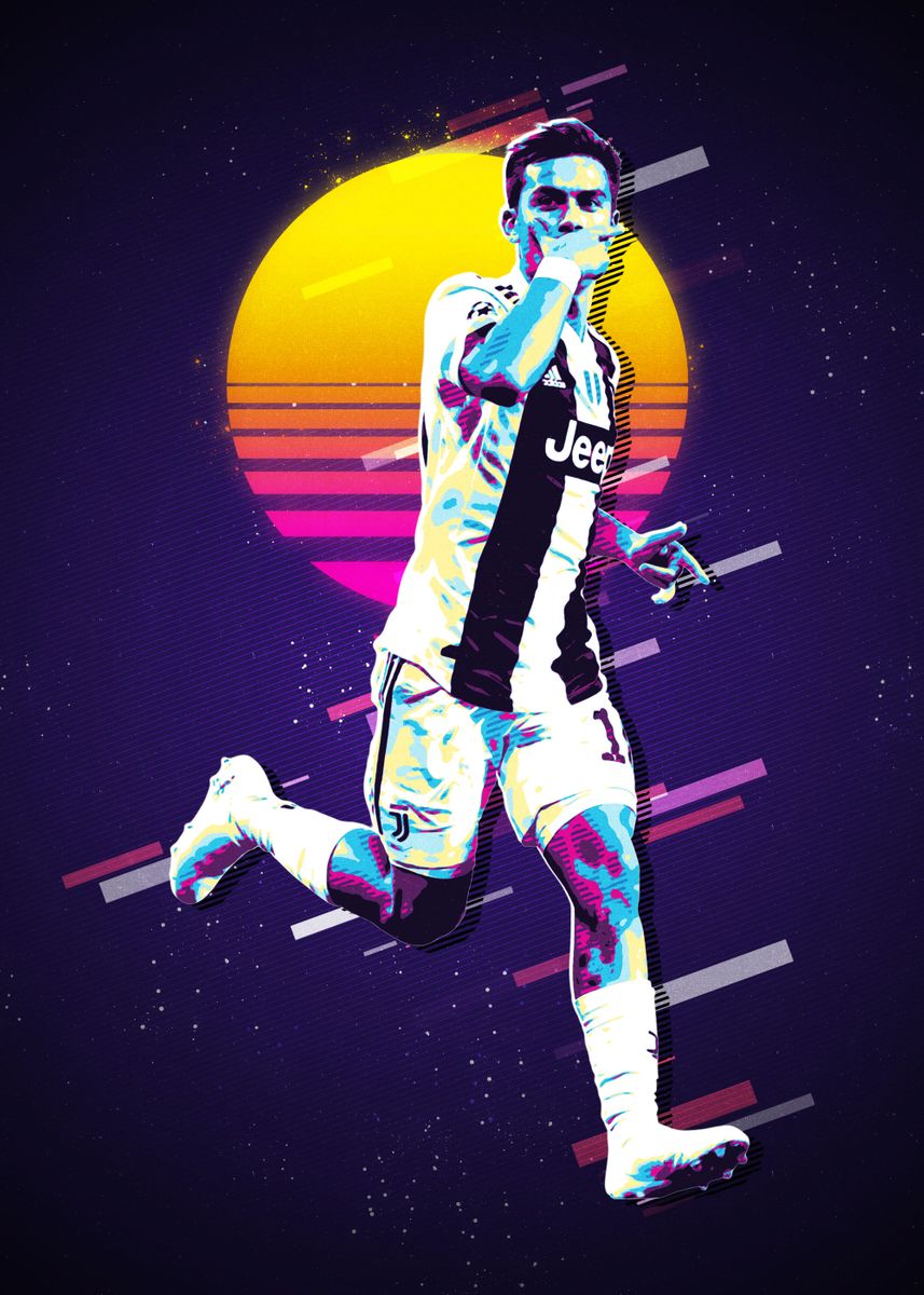 'Paulo Dybala Football ' Poster, picture, metal print, paint by Elysia ...