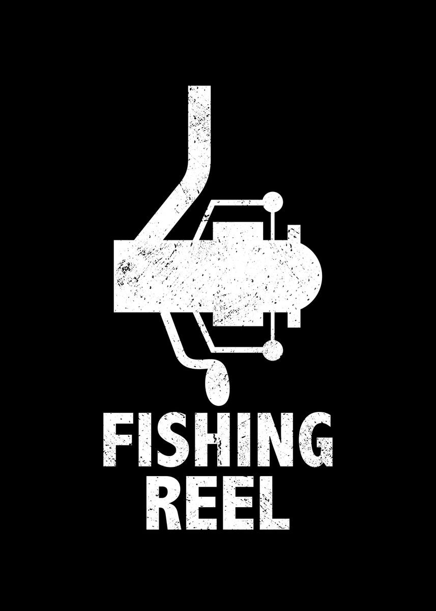 'Fishing reel fly fishing' Poster, picture, metal print, paint by Lukes ...