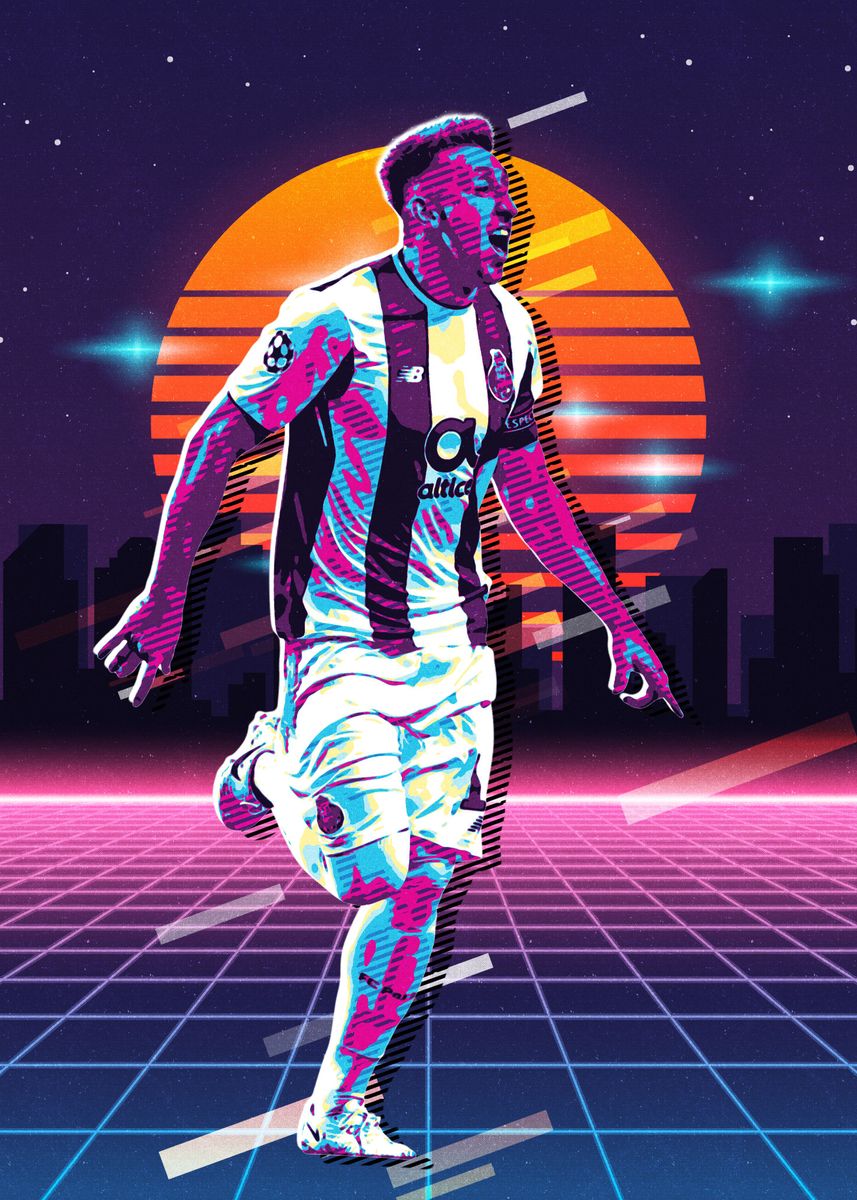 'Hector Herrera Porto' Poster, picture, metal print, paint by Paul C ...