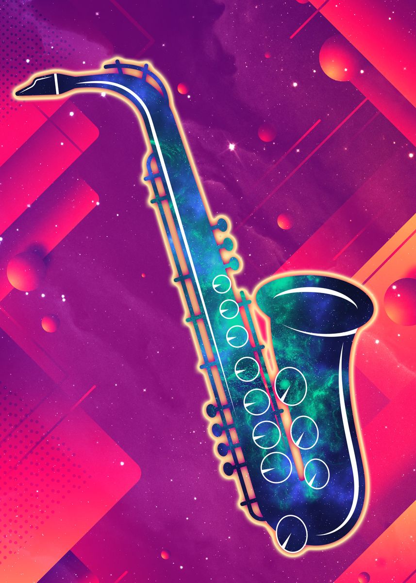 'Jazz Music' Poster, picture, metal print, paint by Ishan Mishra | Displate