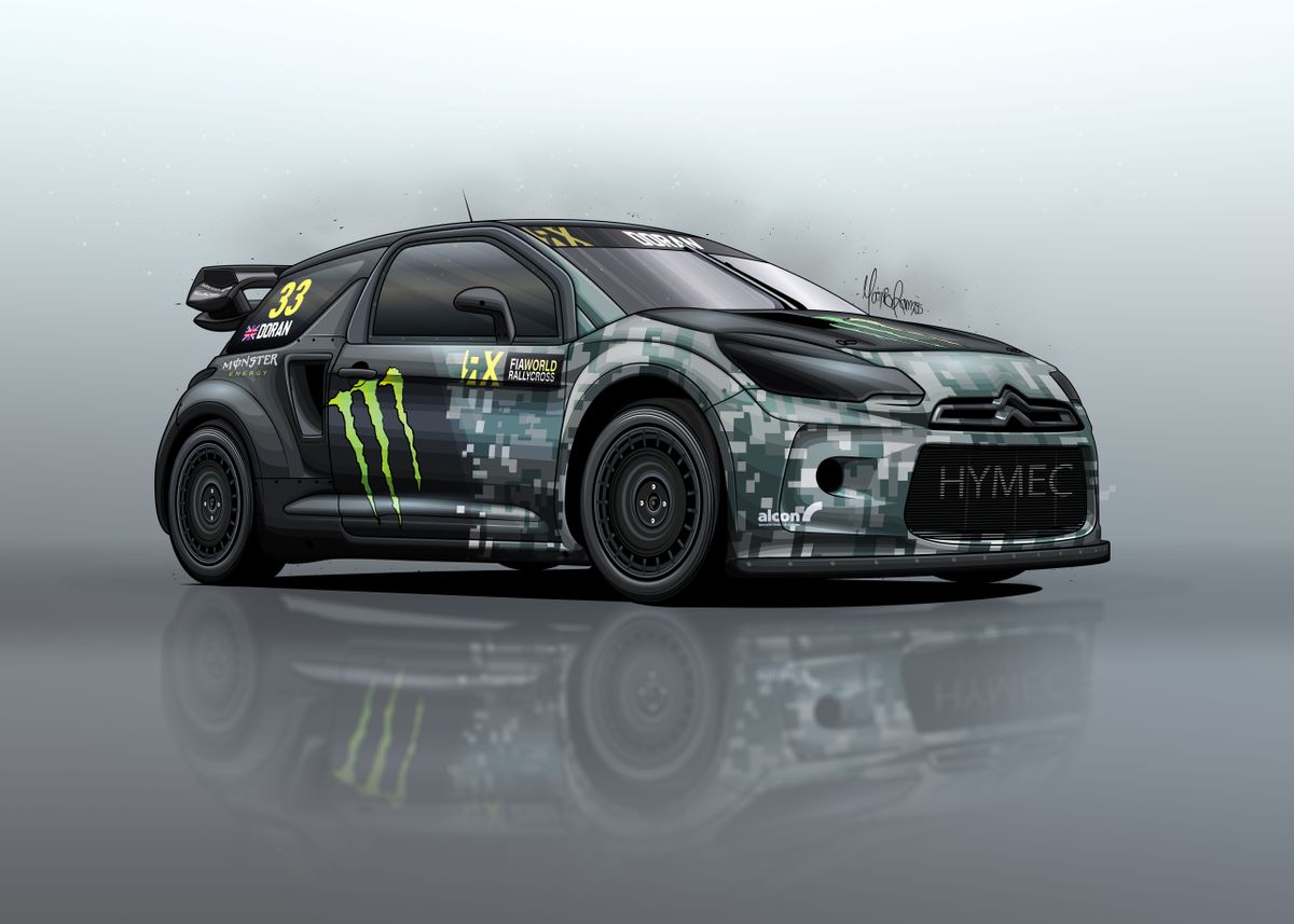 'Liam Doran DS3 Artwork' Poster by Mário Ramos Art | Displate