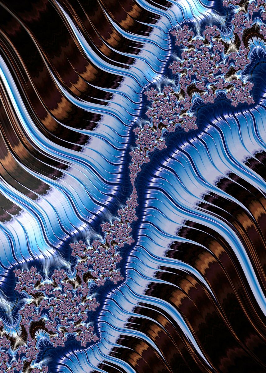 'Freaky Fractals 29' Poster, picture, metal print, paint by Luvcraft ...