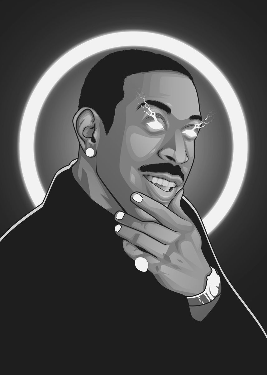 'Ludacris Grayscale' Poster, picture, metal print, paint by Colorize ...