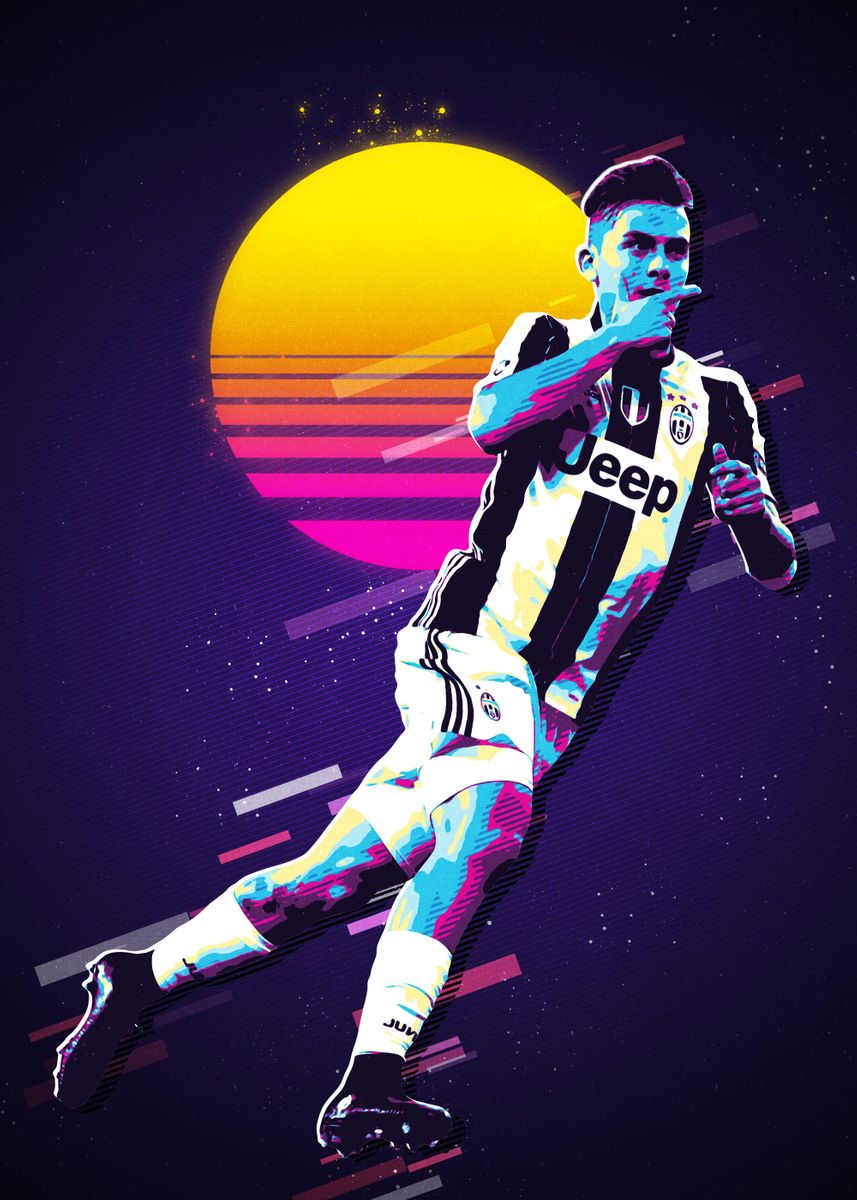 'Paulo Dybala Football ' Poster, picture, metal print, paint by Elysia ...
