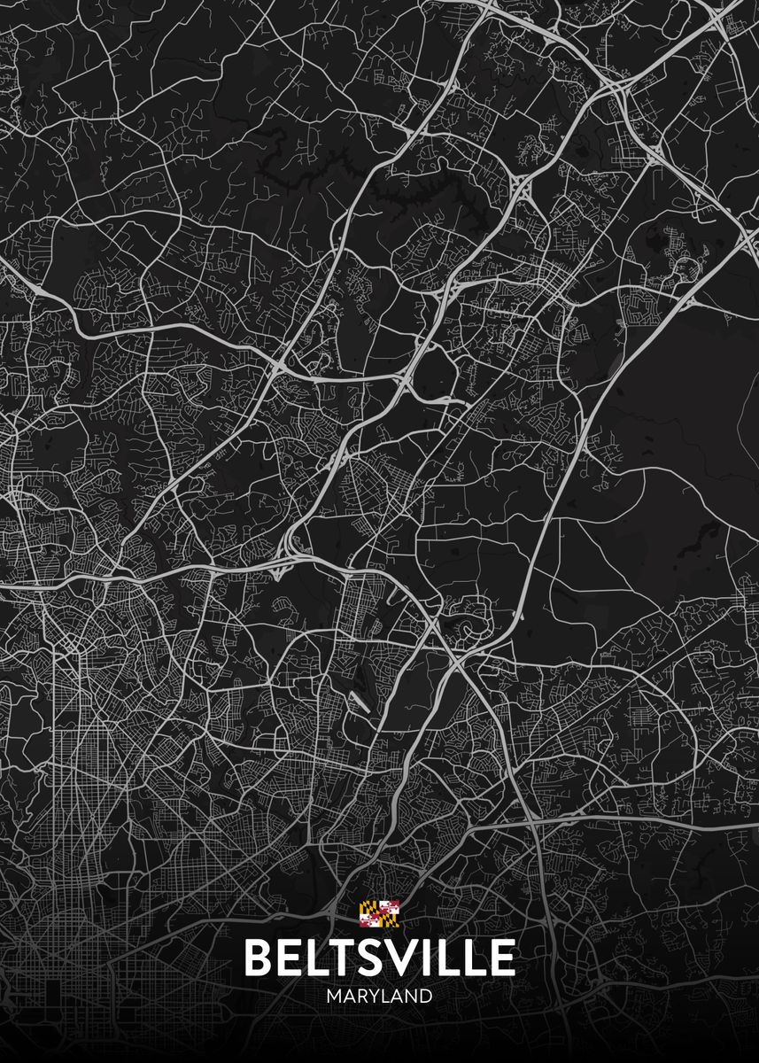 'Beltsville MD' Poster, picture, metal print, paint by IMR Designs ...