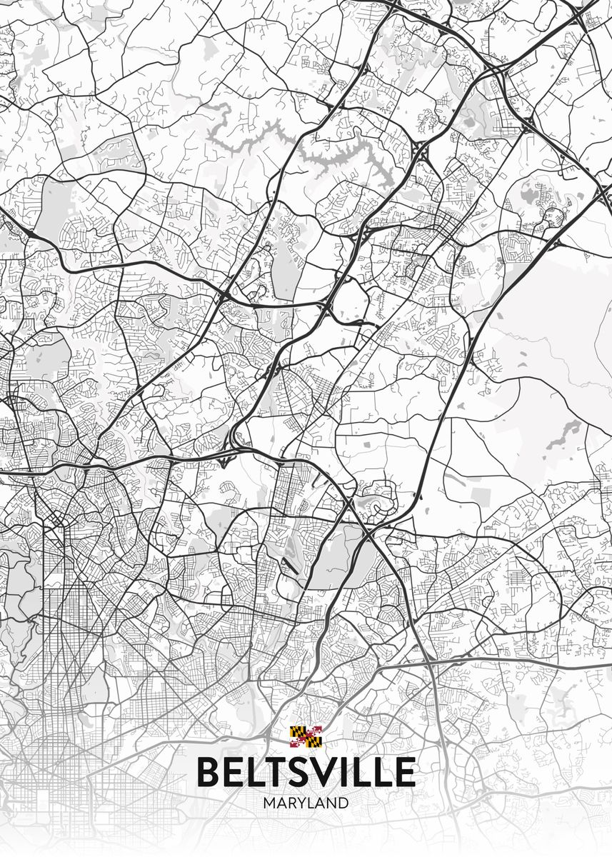 'Beltsville MD' Poster, picture, metal print, paint by IMR Designs ...