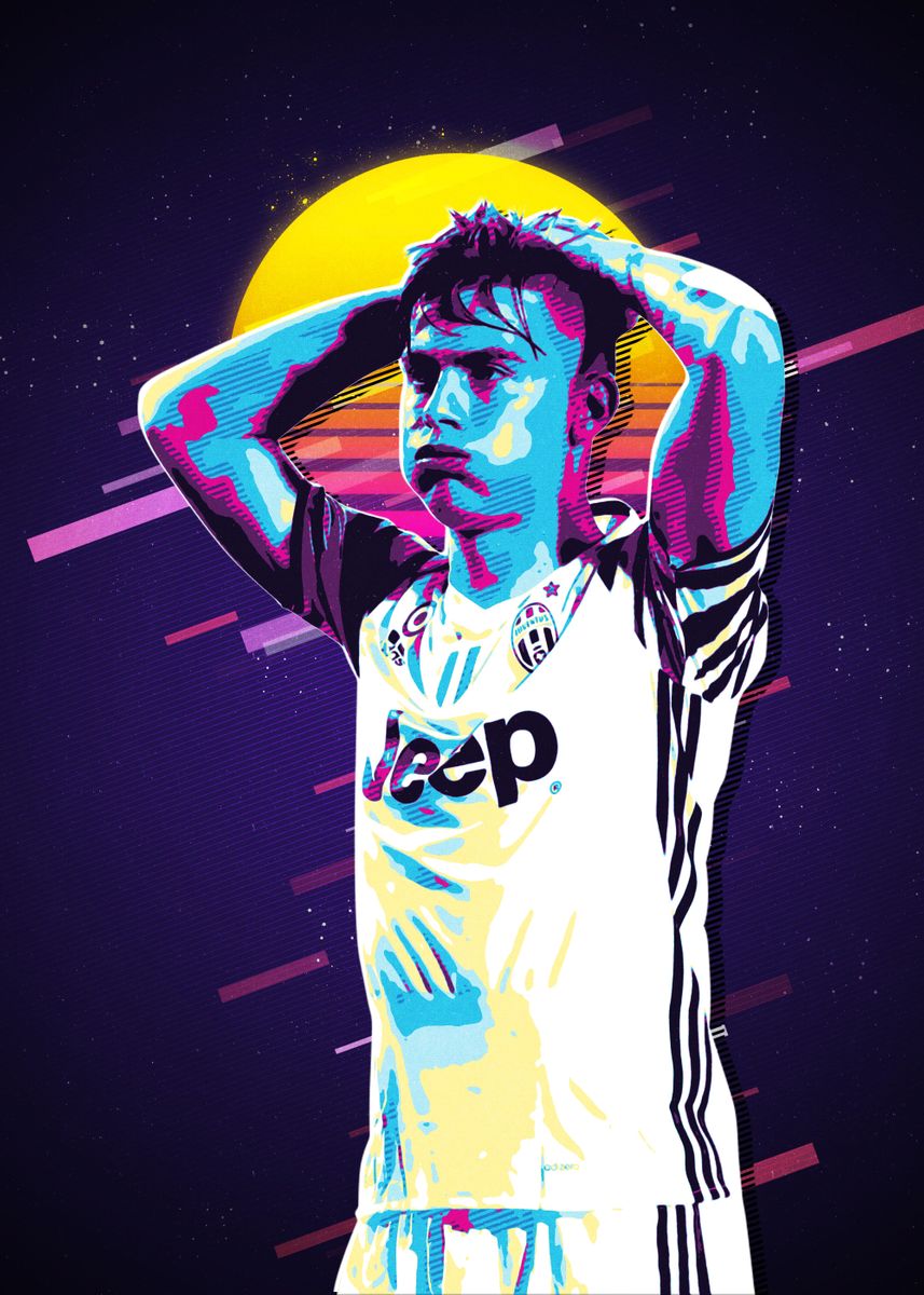'Paulo Dybala Football ' Poster by Elysia | Displate