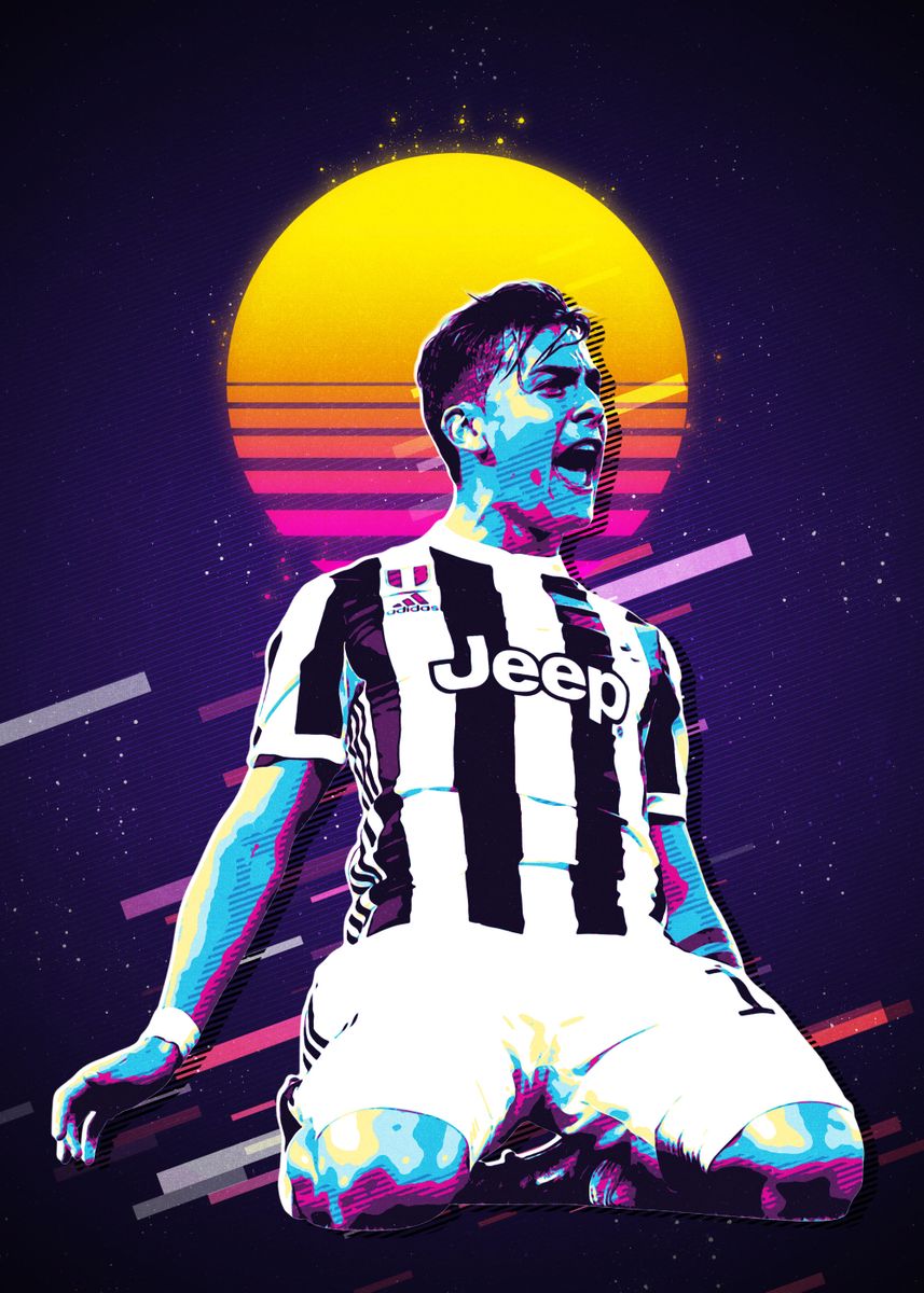 'Paulo Dybala Football ' Poster, picture, metal print, paint by Elysia ...