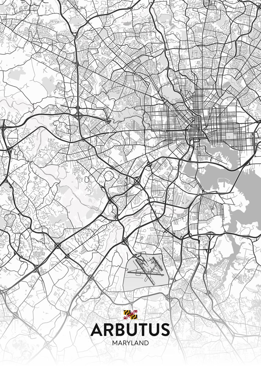 'Arbutus MD' Poster by IMR Designs | Displate