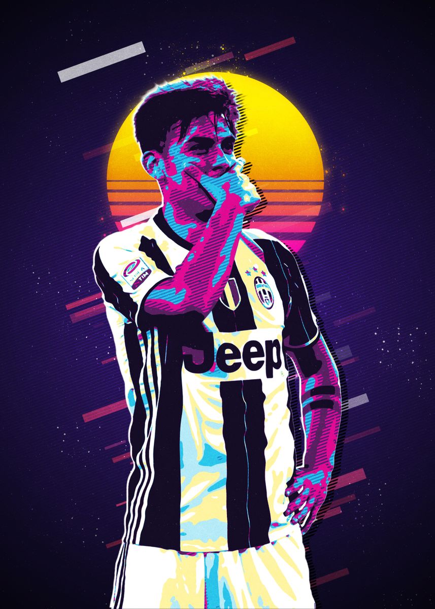'Paulo Dybala Football ' Poster, picture, metal print, paint by Elysia ...