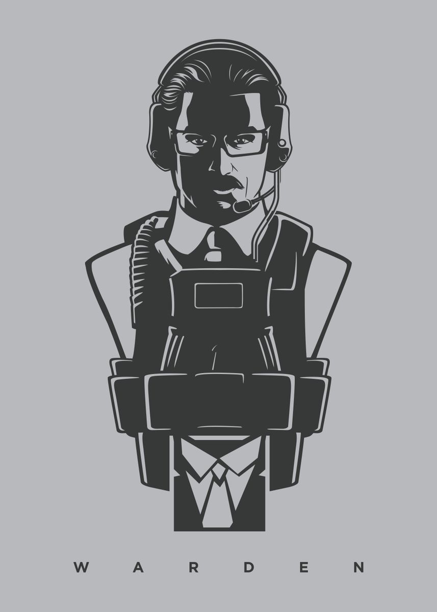 'Warden' Poster, picture, metal print, paint by Rainbow Six Siege ...