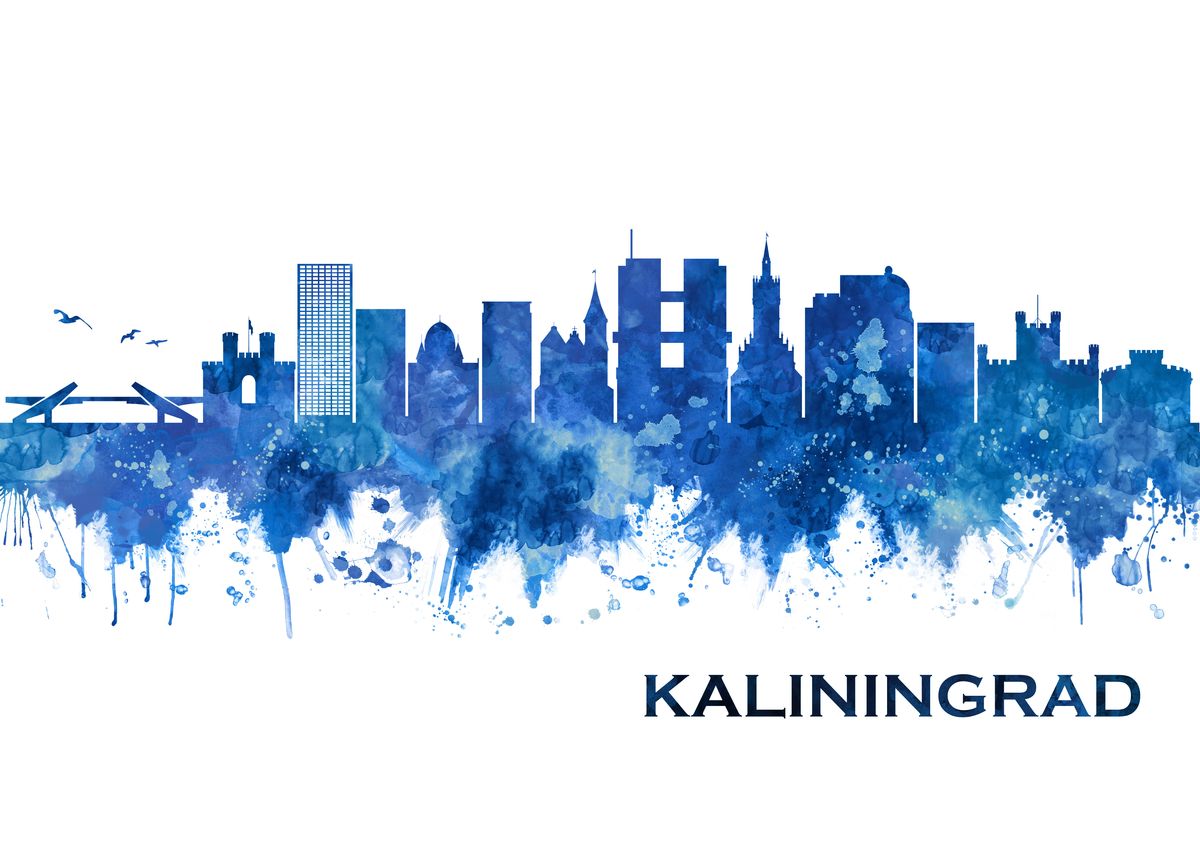 'Kaliningrad Russia Skyline' Poster by Towseef Dar | Displate