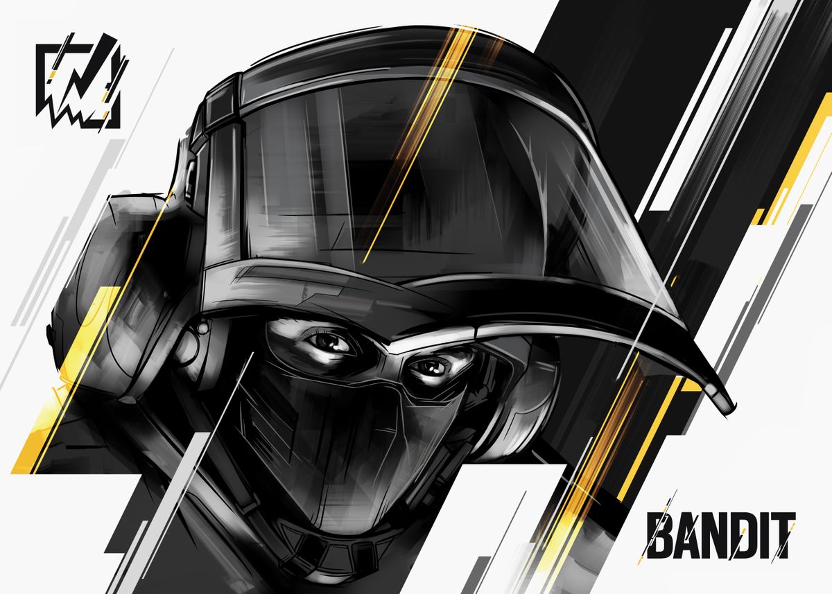 'Bandit' Poster by Rainbow Six Siege | Displate