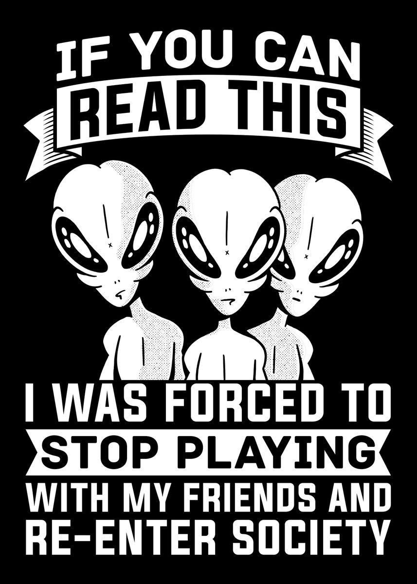 'Alien' Poster, picture, metal print, paint by BobbyBubble | Displate