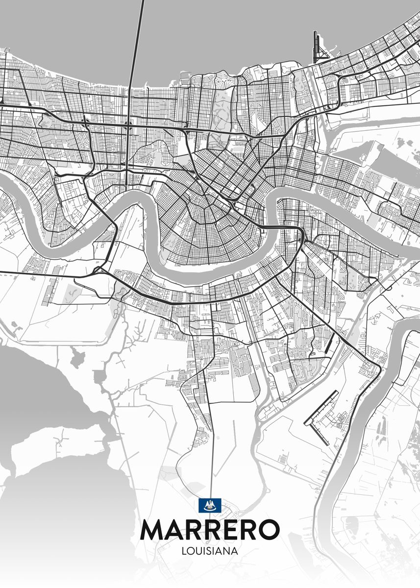 'Marrero LA' Poster by IMR Designs | Displate