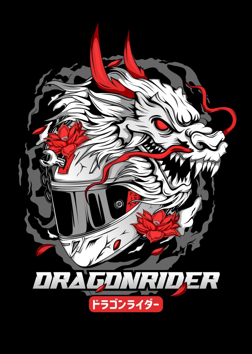 'Dragon Rider' Poster, picture, metal print, paint by Aron Dizhwar ...