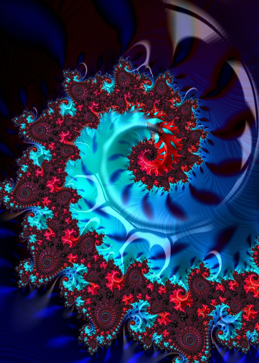 'Freaky Fractals 37' Poster by Luvcraft | Displate