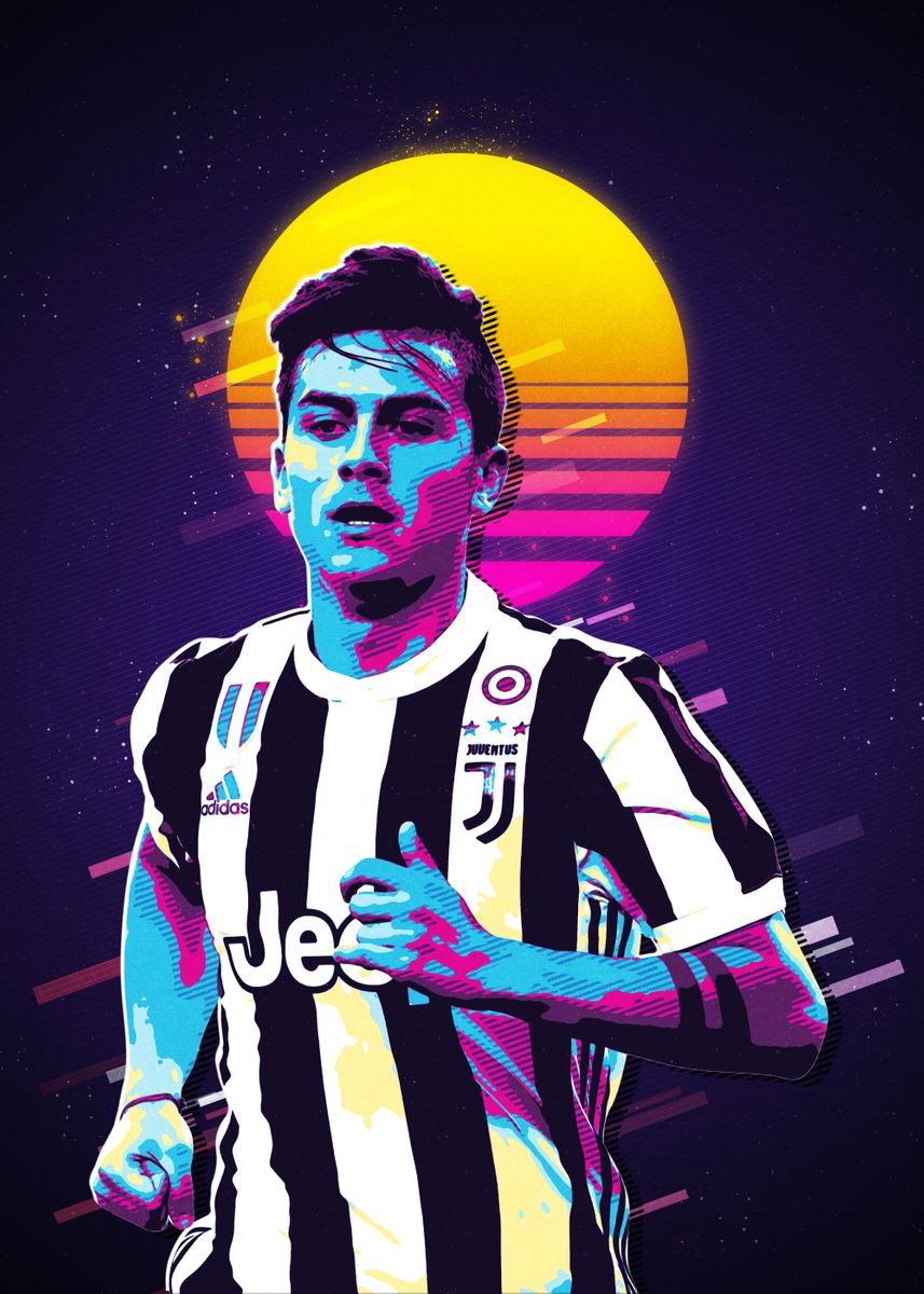 'Paulo Dybala Football ' Poster, picture, metal print, paint by Elysia ...