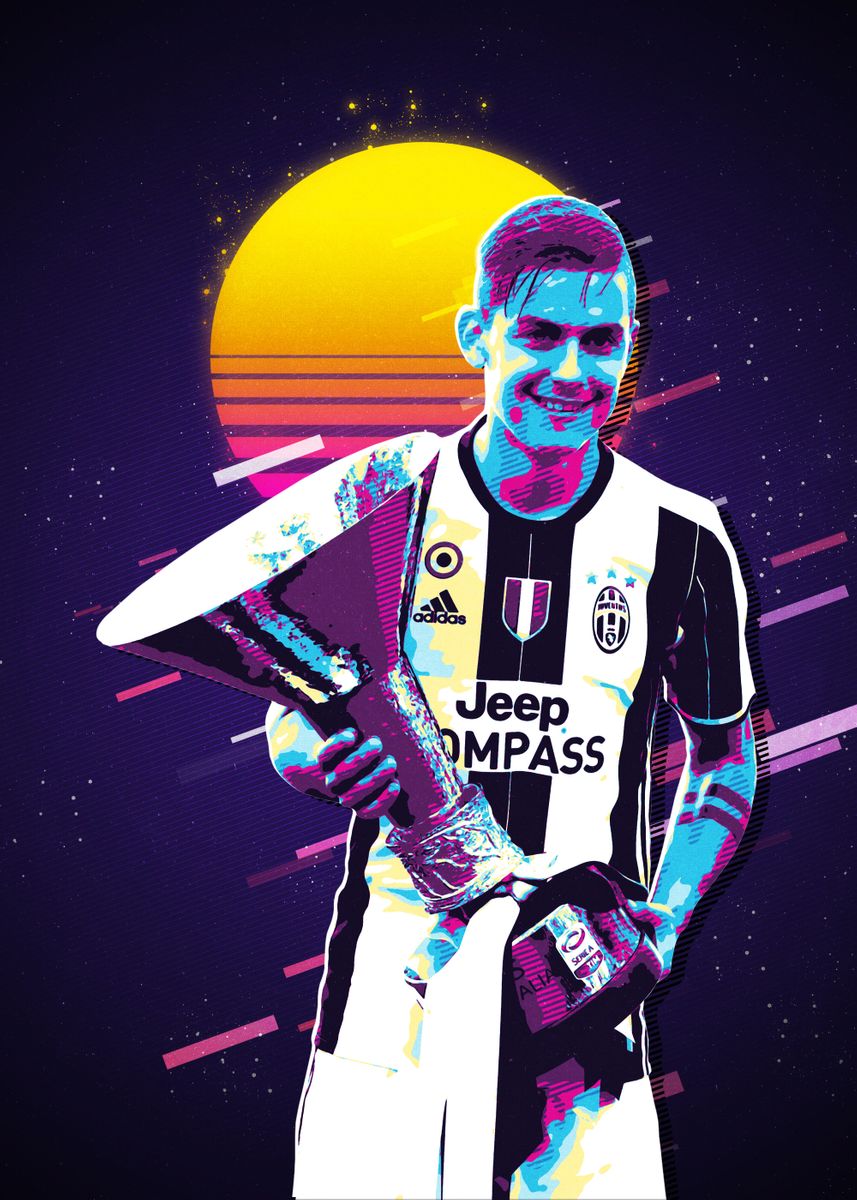 'Paulo Dybala Football ' Poster by Elysia | Displate