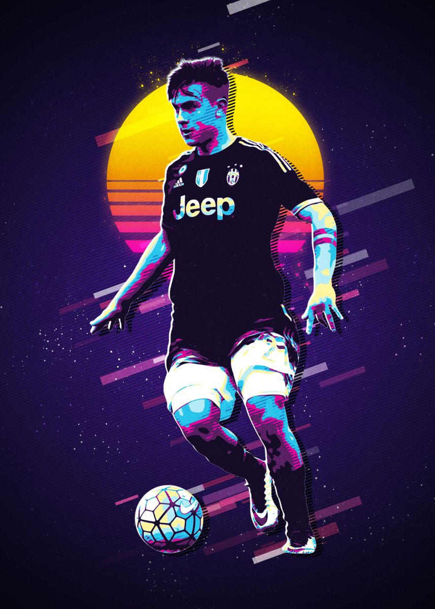 'Paulo Dybala Football ' Poster by Elysia | Displate