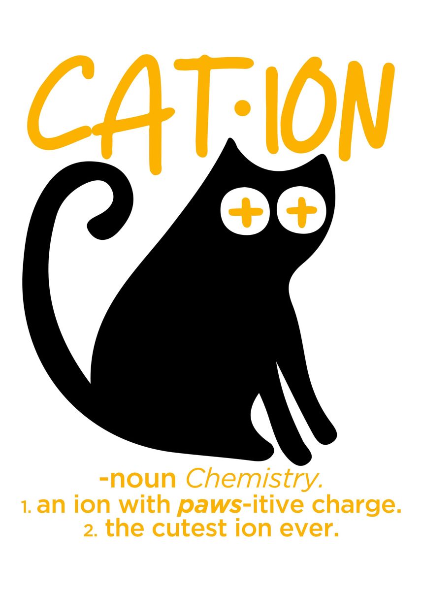 'Cation Kitten Owners Kitty' Poster, picture, metal print, paint by ...