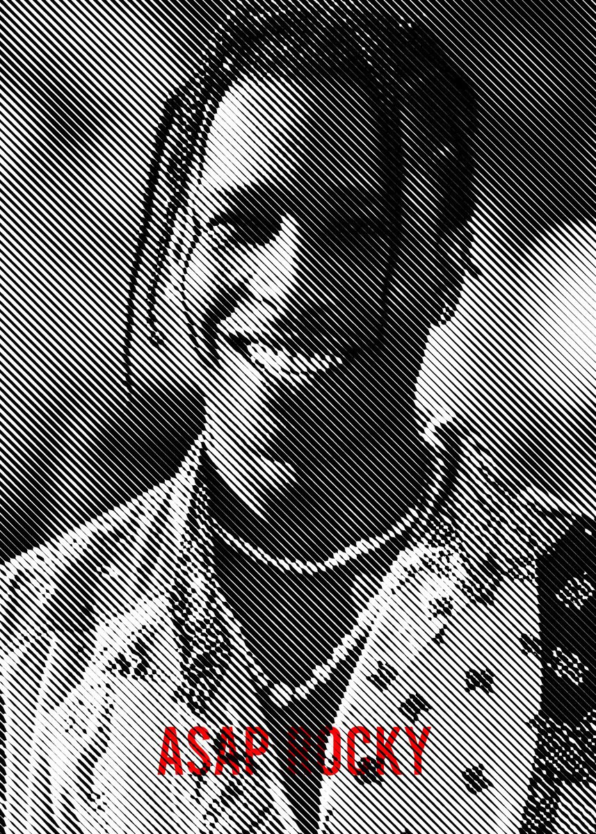 'asap rocky' Poster, picture, metal print, paint by Top Collection ...