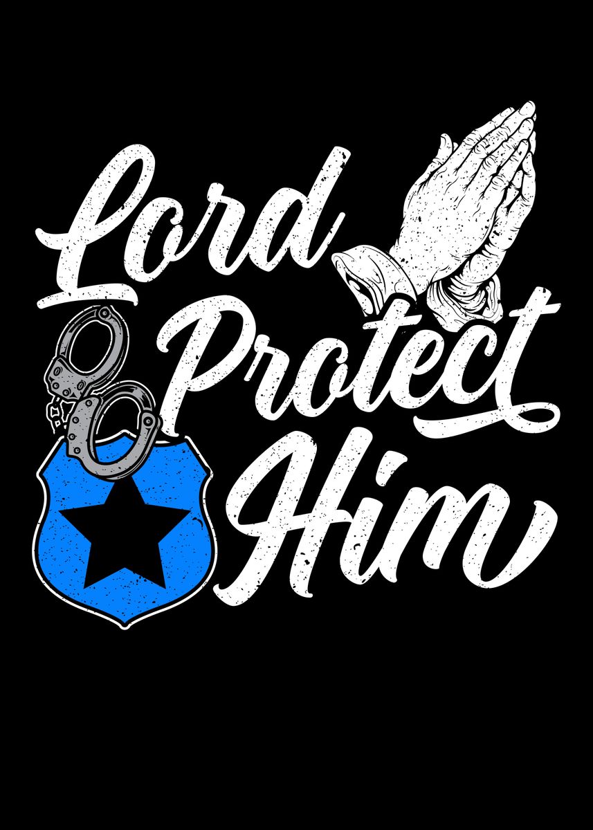 'Lord Protect Him' Poster, picture, metal print, paint by NAO | Displate