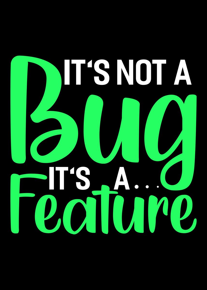 'Funny Programming Computer' Poster, picture, metal print, paint by ...