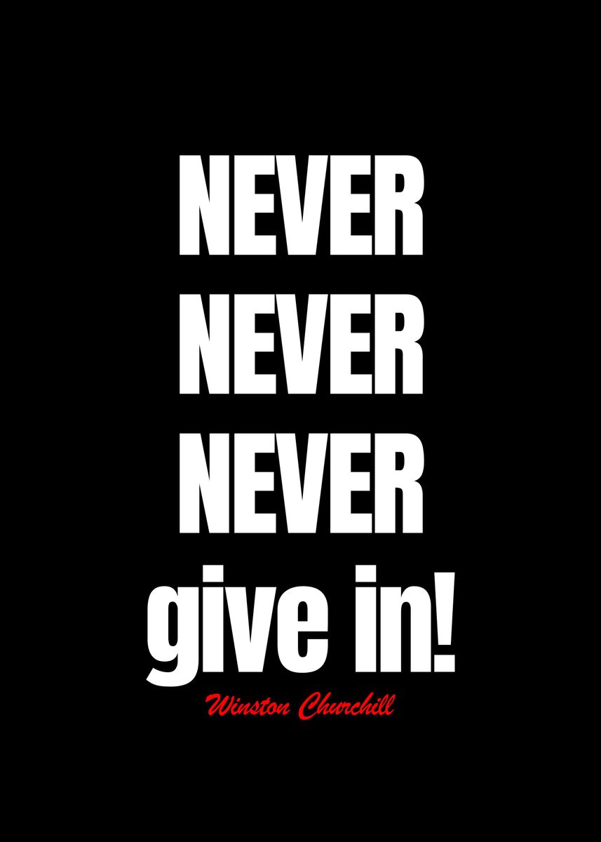 'Winston Churchill ' Poster by Hamsah | Displate