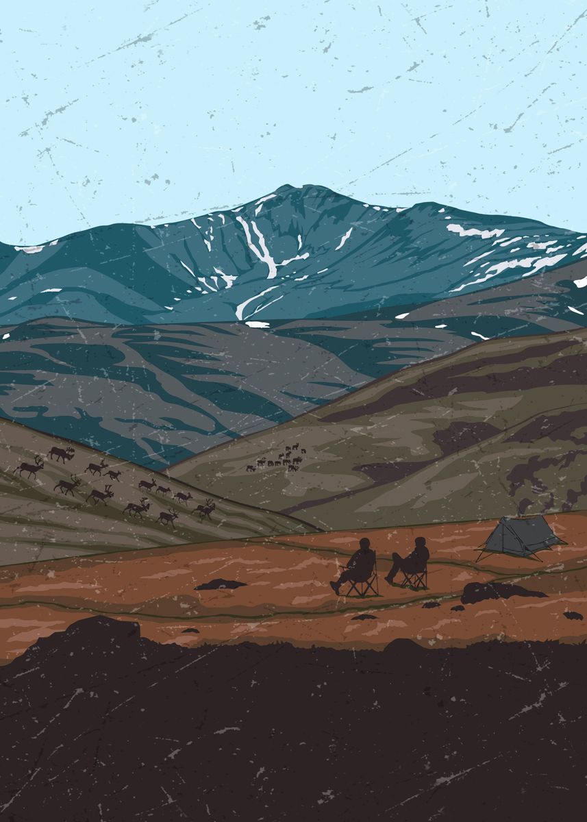 'Mount' Poster by Blackman Studio | Displate