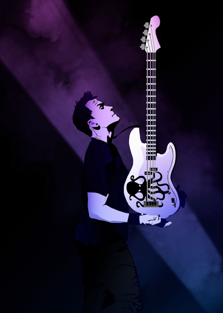 'MARK HOPPUS' Poster, picture, metal print, paint by Malthuf de Atoex ...