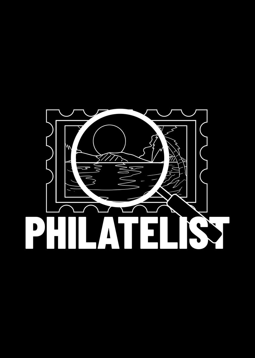 'Stamp Collector' Poster, picture, metal print, paint by Mealla | Displate