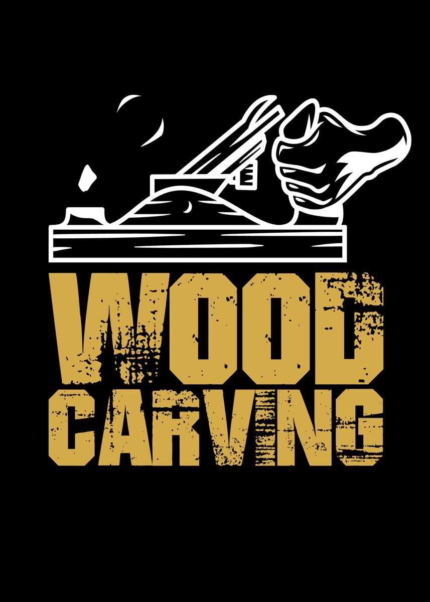 'Wood Carving' Poster by Mooon | Displate