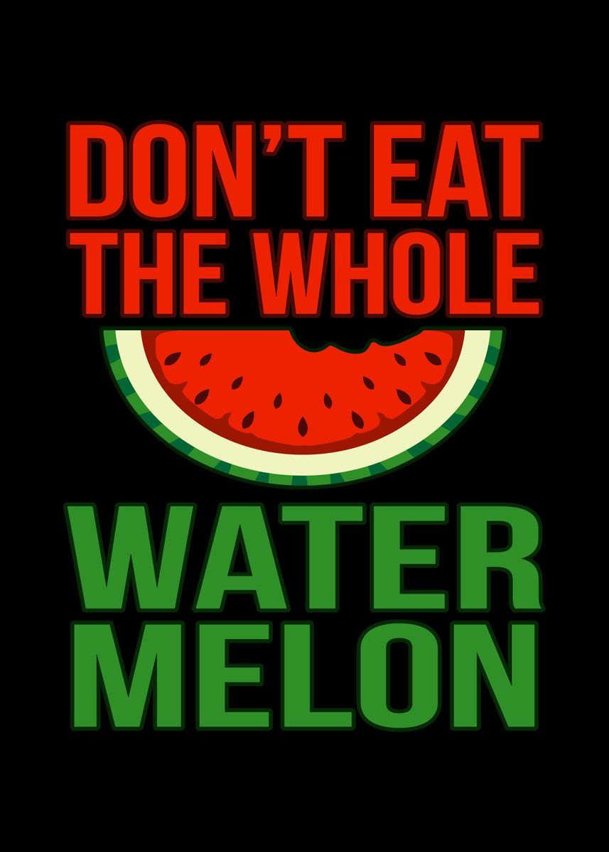 'Watermelon' Poster by Hexor | Displate