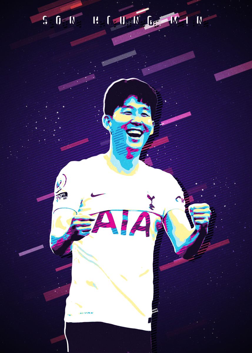 'Football Player Retro' Poster by MatiasCurrie | Displate