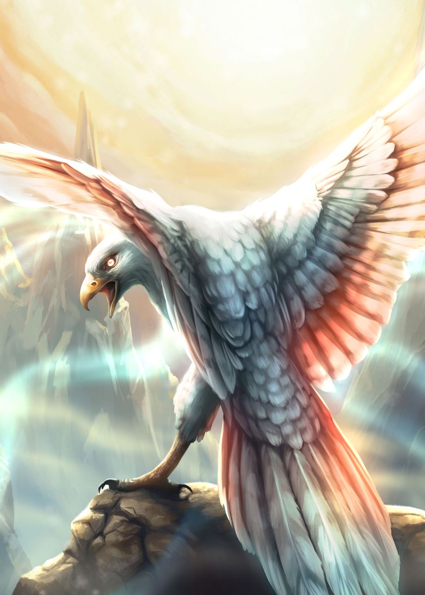 'Pearl Hawk ' Poster by Mastar | Displate