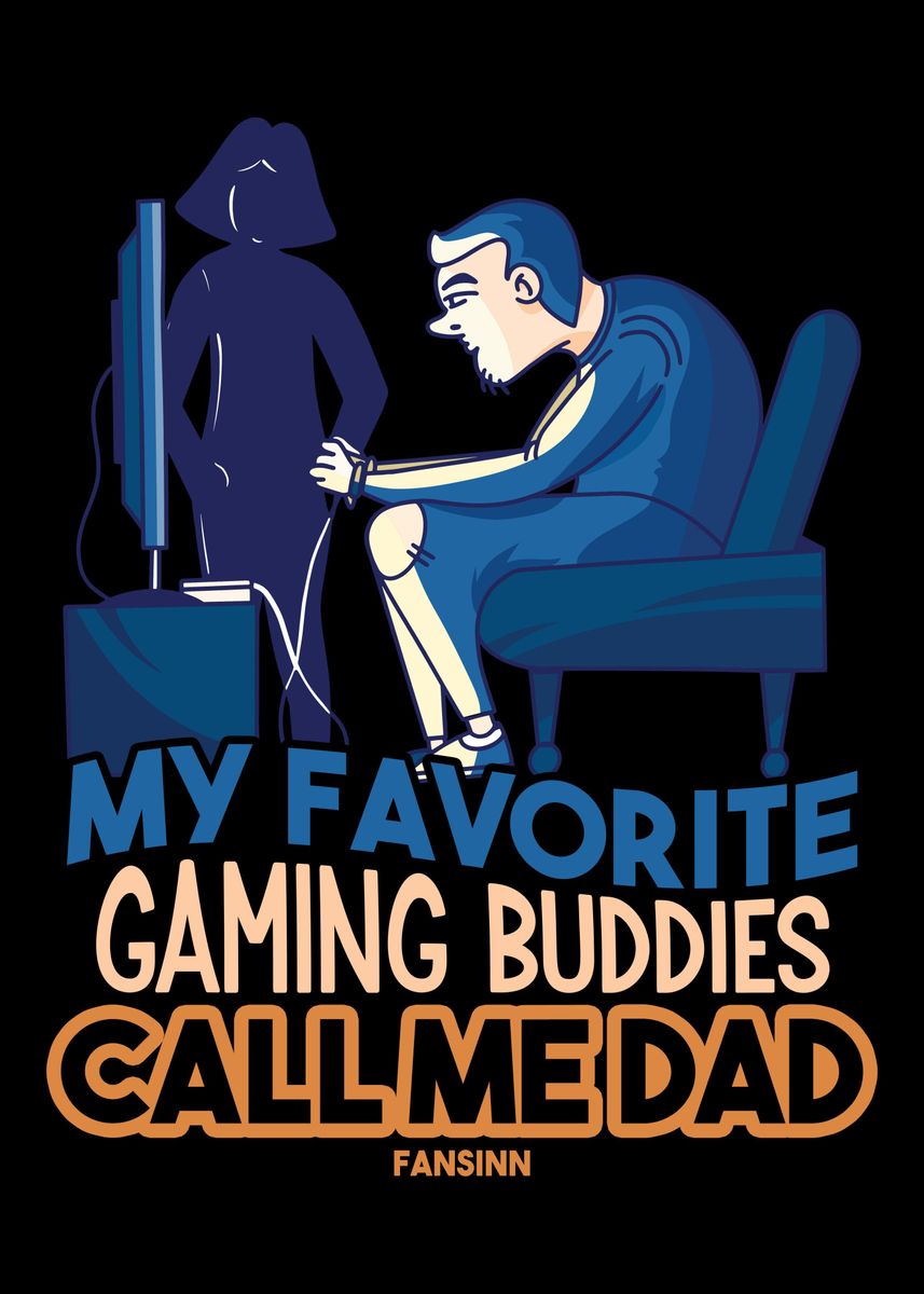'My Favorite Gaming Buddies' Poster by fansinn | Displate