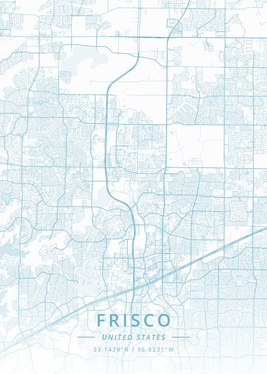 'Frisco United States' Poster, picture, metal print, paint by Designer ...