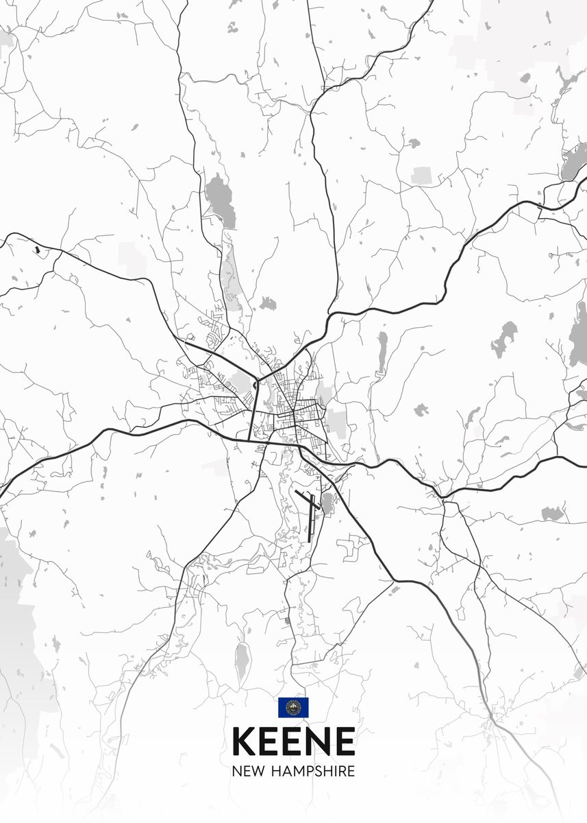 'Keene NH' Poster by IMR Designs | Displate